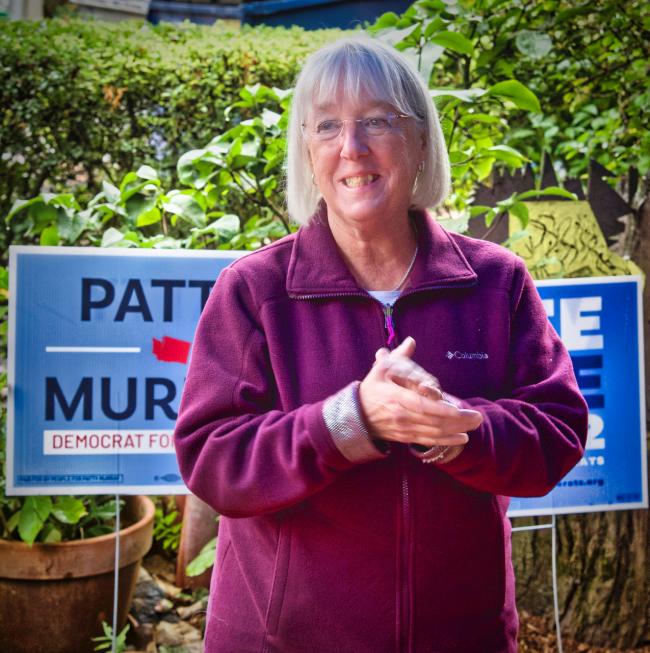 Senator Patty Murray visits C&P Coffee with NARAL's Mini Timmeraju ...